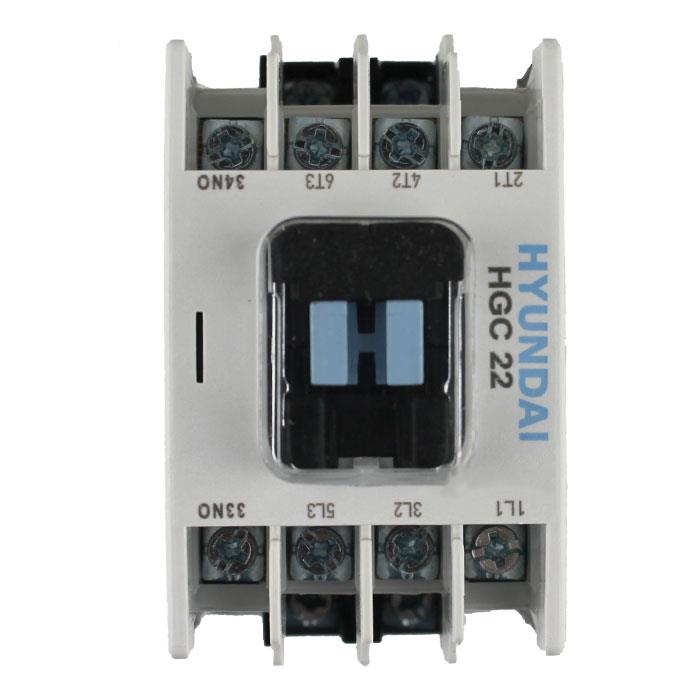 کنتاکتور 22 آمپر هیوندای HGC 22 با بوبین 220 ولت